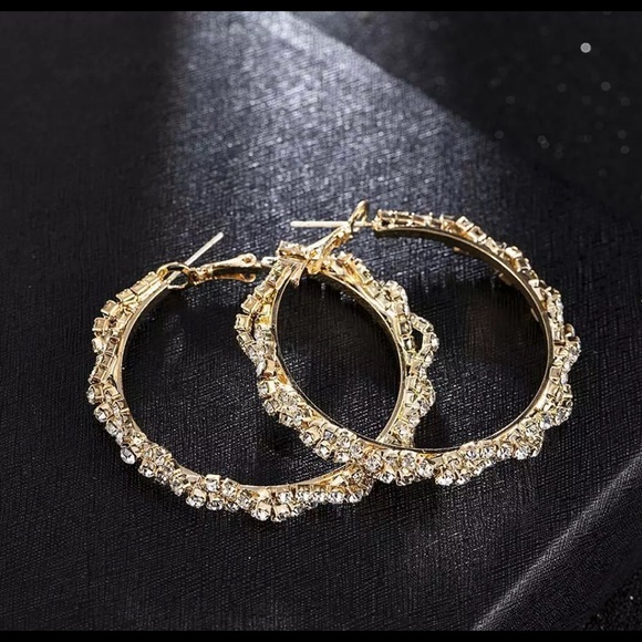 Jewelry | 18k Gold Plated Hoop Earrings | Poshmark
